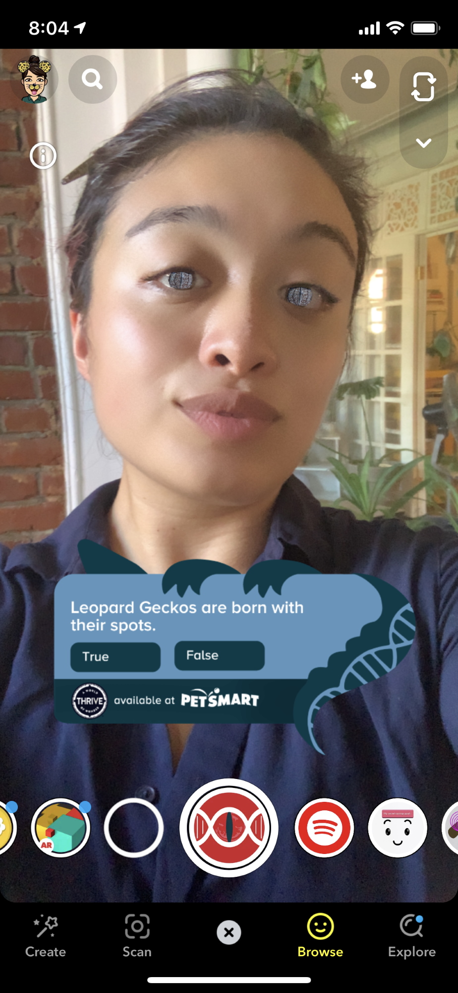 PetSmart’s First Snapchat AR Lens Turns Reptile Enthusiasts Into Lizards