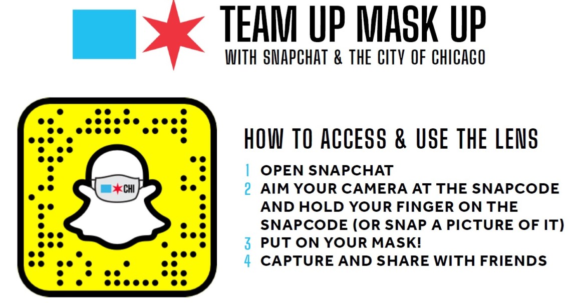 Ogilvy, City of Chicago Team Up on Snapchat AR Lens to Encourage Mask Usage