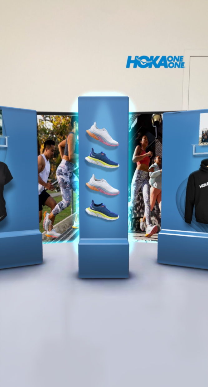 Hoka One One Taps Snapchat AR Lens for Virtual Pop-Up Store