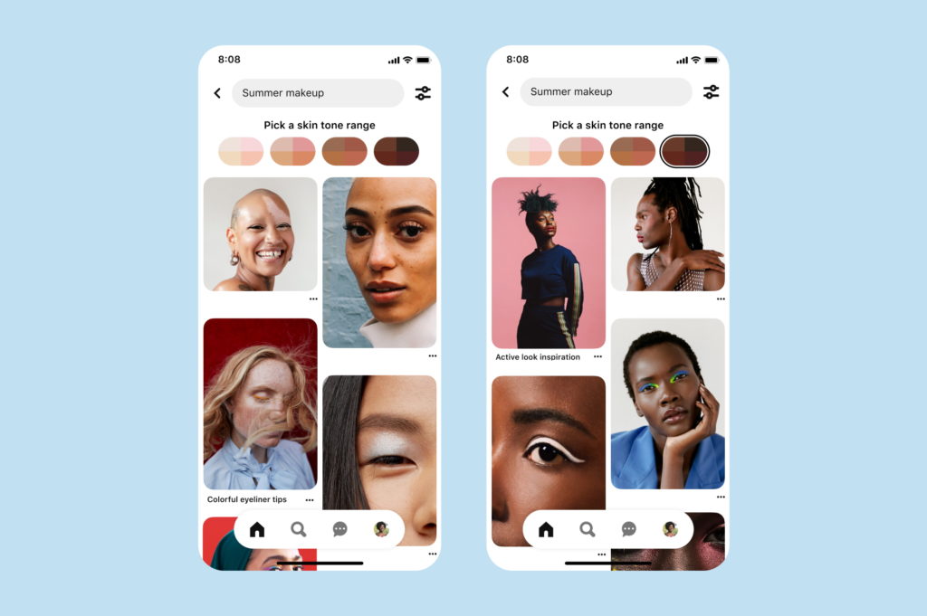 Skin Tone Ranges on Pinterest Added in 5 More Countries