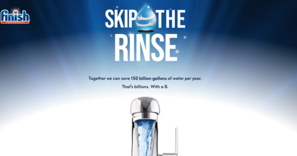Finish and National Geographic Debut Water-Saving Program