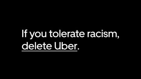 Uber Antiracism Campaign Says Delete the App