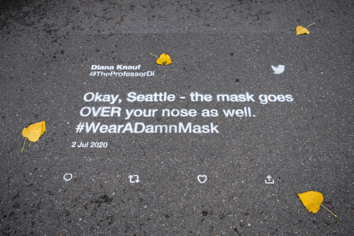Twitter Turns Tweets About Wearing Masks Into Outdoor Ads