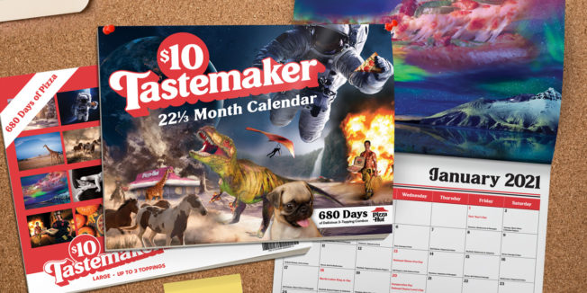 Pizza Hut's Order Calendar Extends the Year to 680 Days