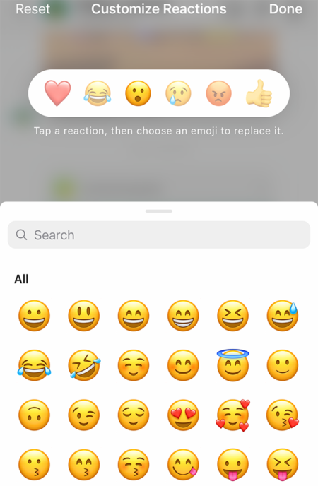 Instagram Direct: How to Customize the Emoji Reaction Bar