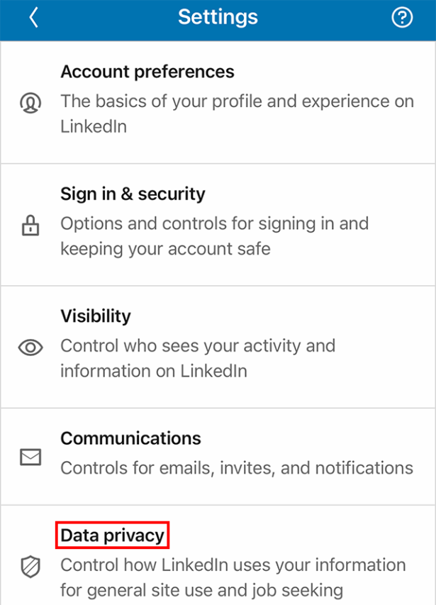 LinkedIn: How to Stop Your Information From Being Used for Data Research