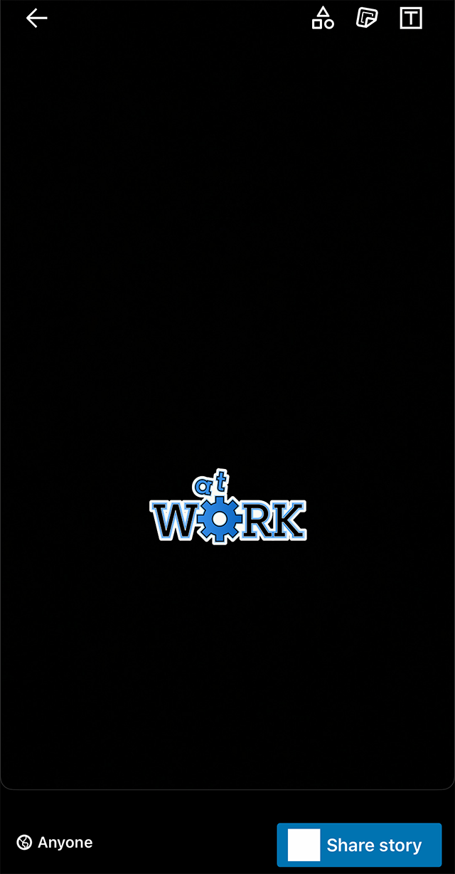 LinkedIn: How to Add Stickers to Stories