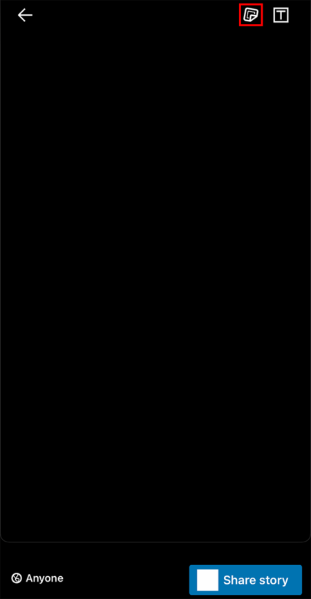 LinkedIn: How to Add Stickers to Stories