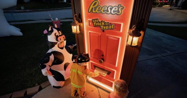 Reese's Made a Robot Door to Bring Trick-or-Treating to You