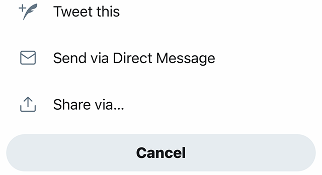 Twitter: How to Share a Topic