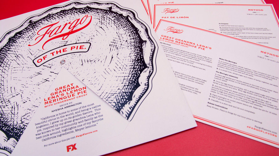FX Delivers Pie Kits to Promote Fargo Season 4