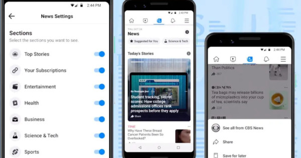 Stand-Alone Facebook News Tab to Roll Out in the UK