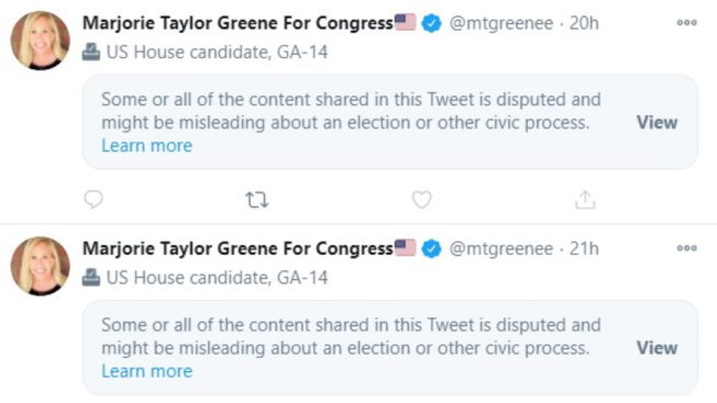 Election Winner Marjorie Taylor Greene Has Rough Day on Twitter