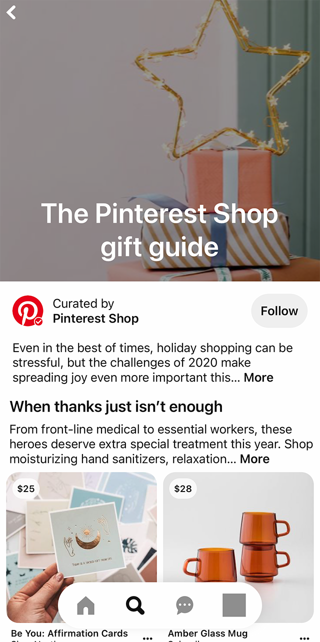 Pinterest: How to Browse Pinterest's Holiday Gift Guide