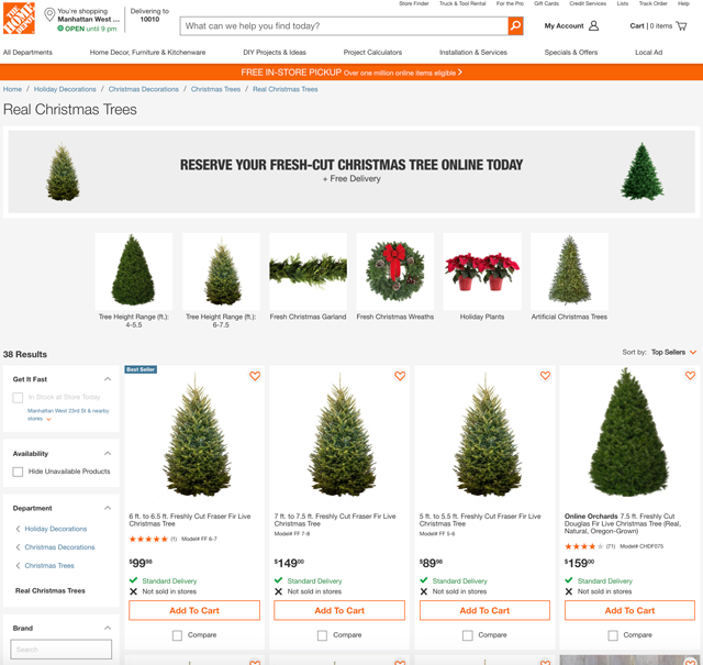 Online Options for Christmas Trees Are Expanding This Year