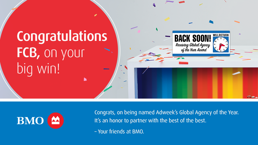 FCB Is Adweek's Global Agency of the Year