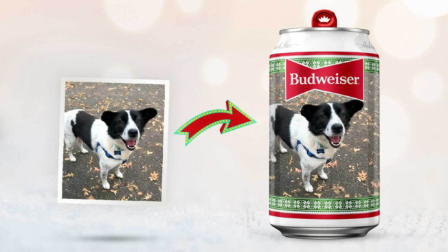 You Can Put Your Pup on a Can of Budweiser