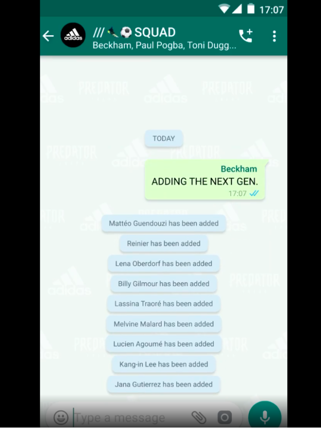 Using WhatsApp, Adidas Made the Ultimate Socially Distant Ad