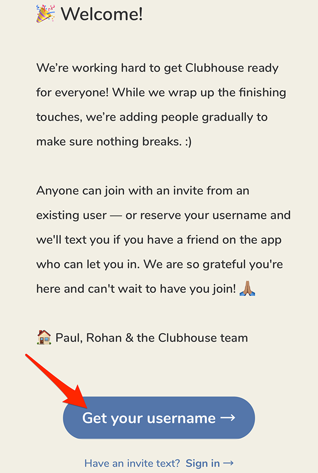 How to Sign Up for Clubhouse