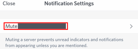 Discord: How to Mute a Server