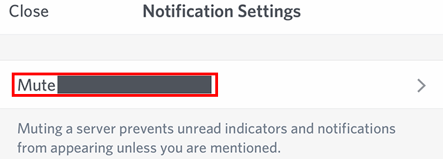 Discord: How to Mute a Server