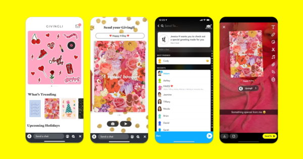 Snap Teams Up With Givingli on Valentine’s Day Snap Mini