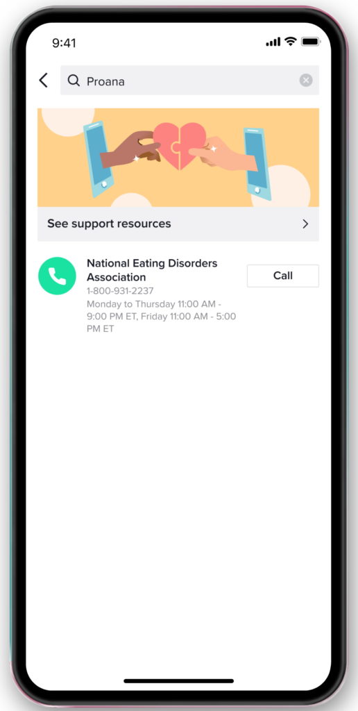 TikTok Details Initiatives for National Eating Disorders Awareness Week