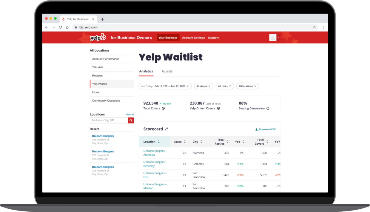 Yelp Releases Several Updates to Continue Helping Restaurants Navigate ...