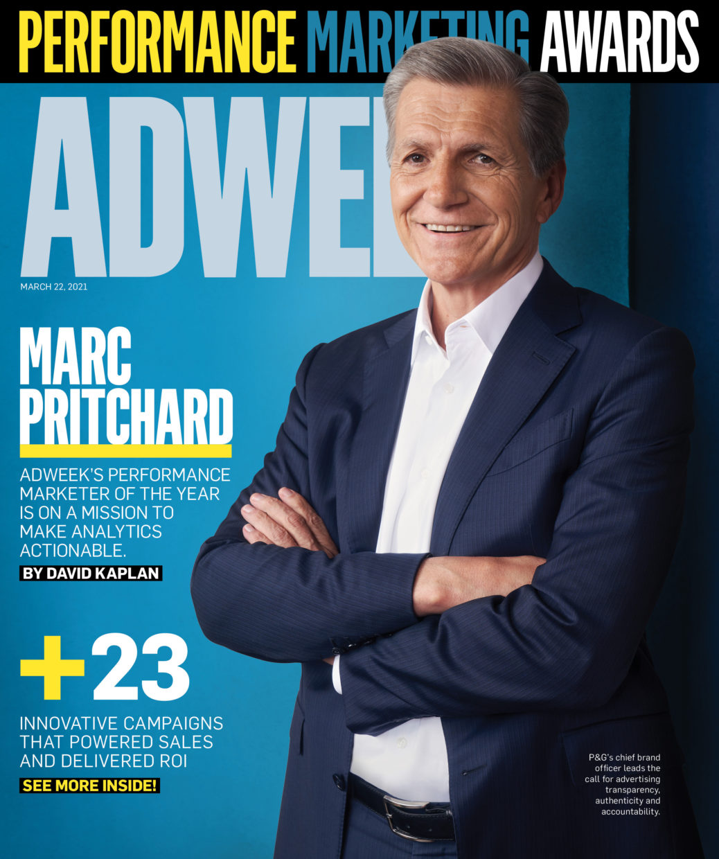 Marc Pritchard Is Adweek's Performance Marketer of The Year