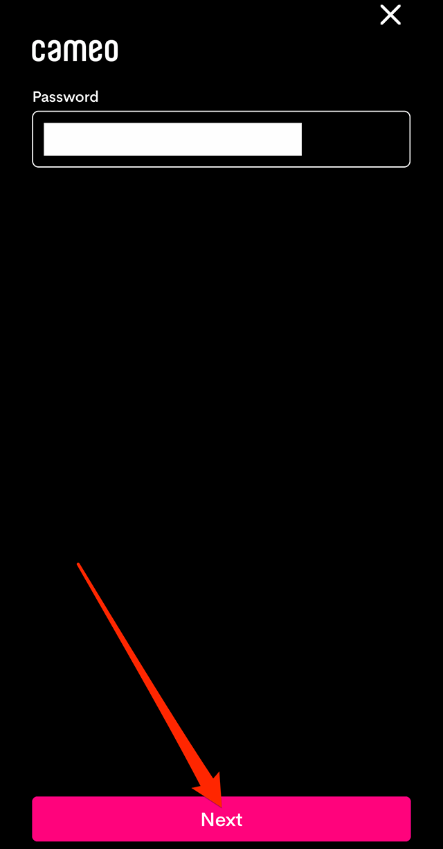 How to Sign Up for Cameo