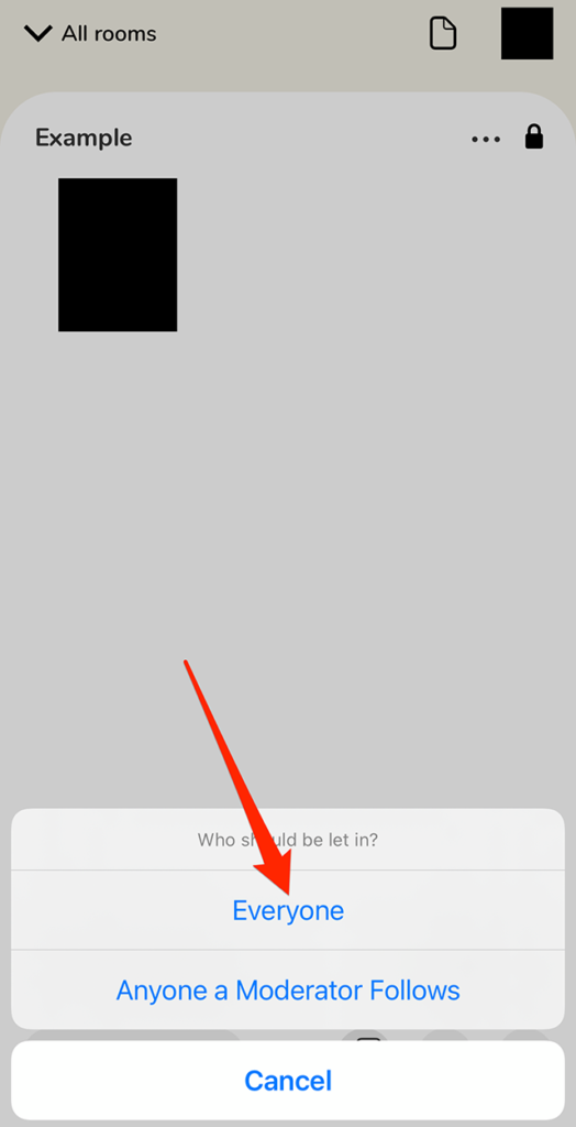 Clubhouse: How to Turn a Closed Room Into an Open Room
