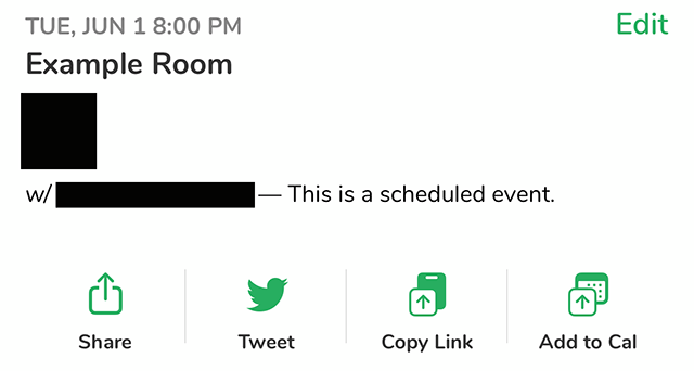 Clubhouse: How to Schedule an Event