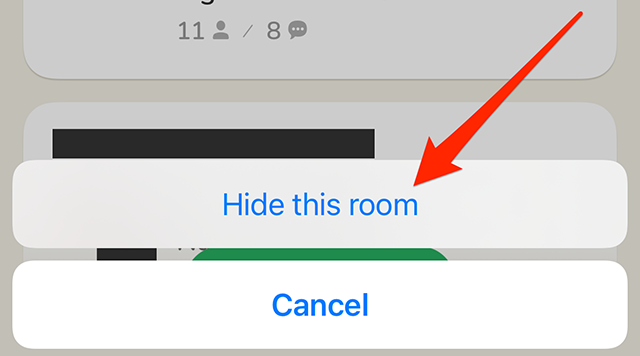 Clubhouse: How to Hide a Room