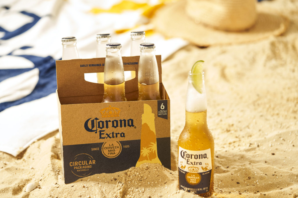 Corona Rolls Out Sustainable Packs Made From Barley Straw