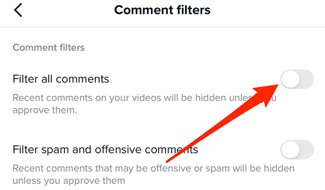 TikTok: How to Filter All Comments on Videos