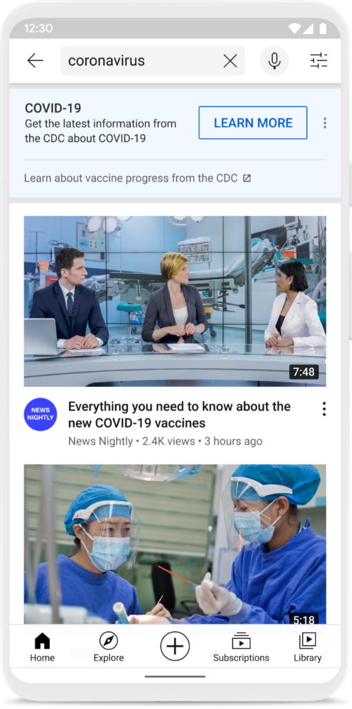 YouTube Takes 3-Part Approach to Covid-19 Vaccine Education Efforts