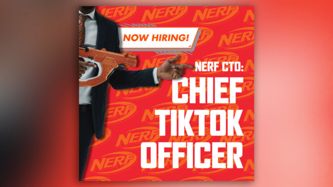 Nerf Is Hiring a Chief TikTok Officer