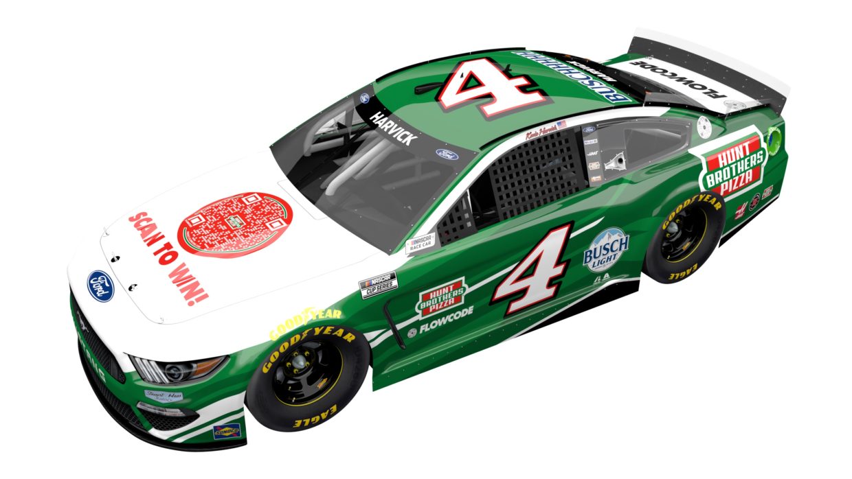 Flowcode To Place a QR Code on Nascar Race Car