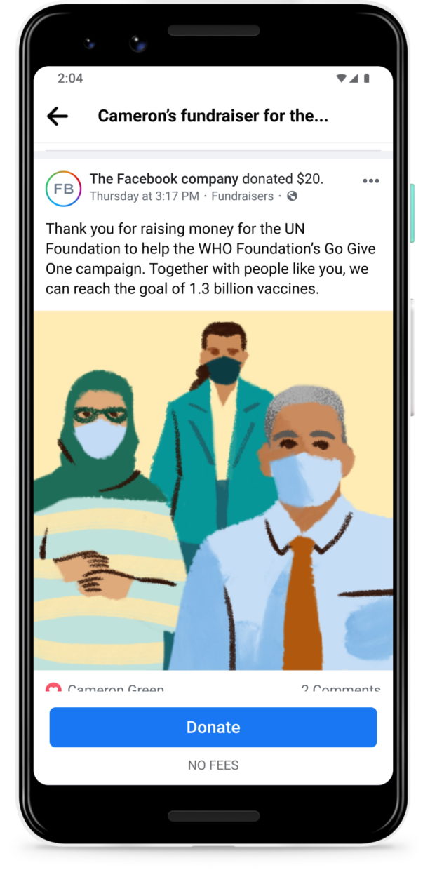 Facebook Outlines Push for Equitable Access to Covid-19 Vaccines