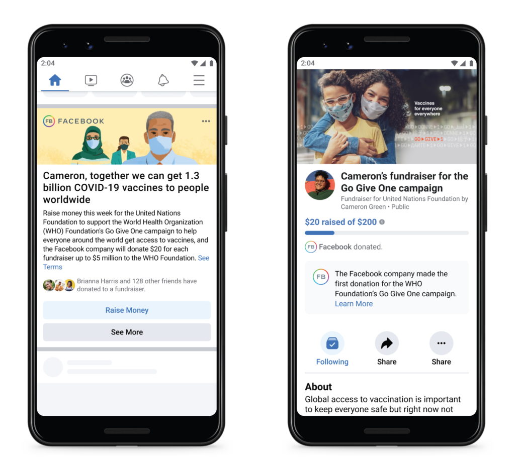 Facebook Outlines Push for Equitable Access to Covid-19 Vaccines