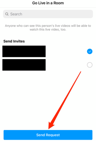 Instagram: How to Invite Someone to a Live Room