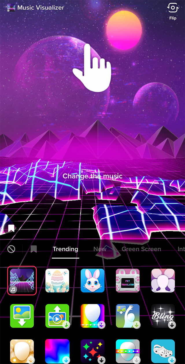 TikTok: How to Use the Music Visualizer Effect