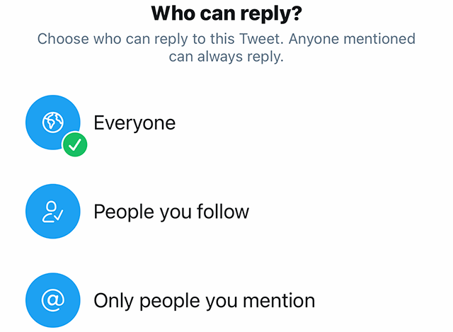 Twitter: How to Change Who Can Reply to Tweets