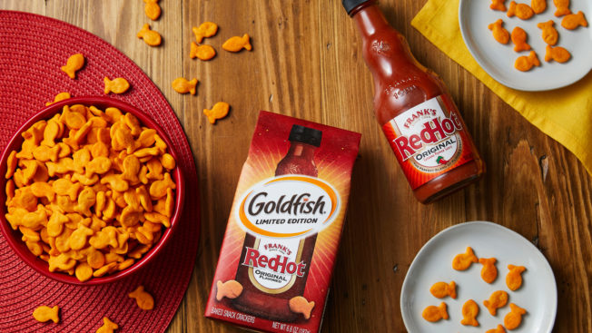 Goldfish and Frank’s RedHot Make a New Spicy Cracker
