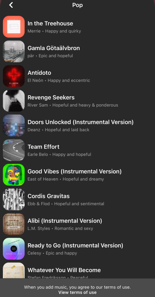 Pinterest: How to Add Music to a Story Pin