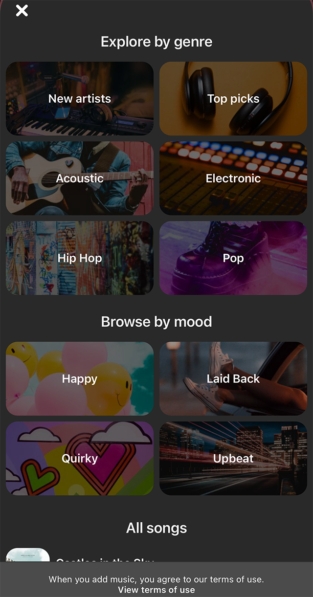 Pinterest: How to Add Music to a Story Pin