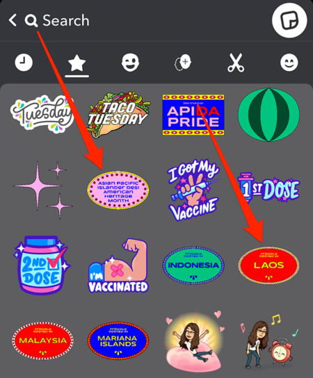 Snapchat: How to Use the APIDA Pride Stickers