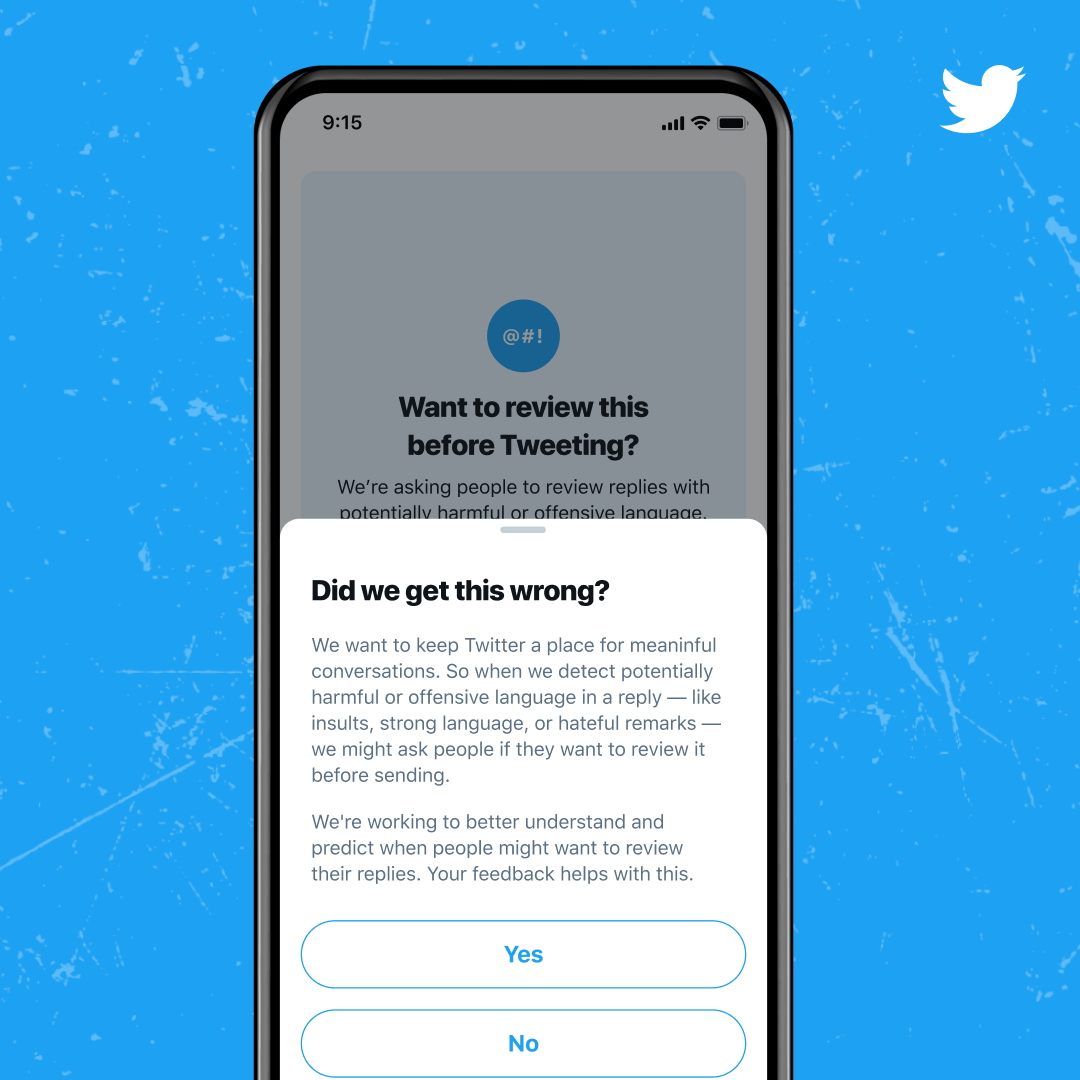 Twitter Rolls Out Revamped Prompts to Curb Harmful, Offensive Replies