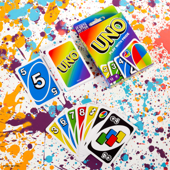 Mattel Kicks Off Pride With Rainbow Uno Deck