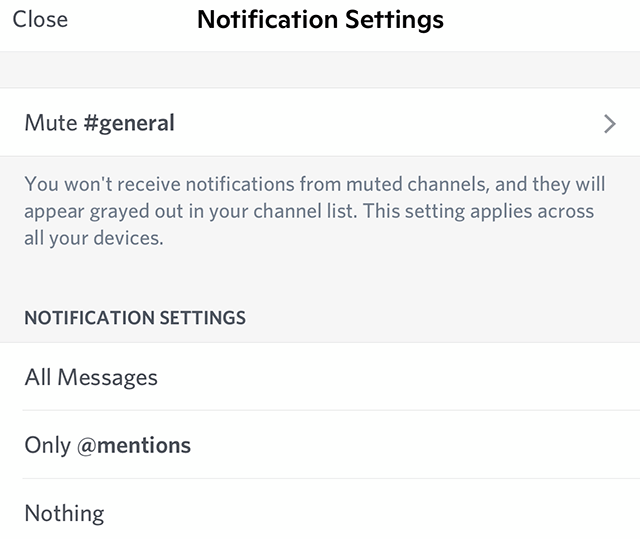 Discord: How to Change Your Notifications Setting for a Channel
